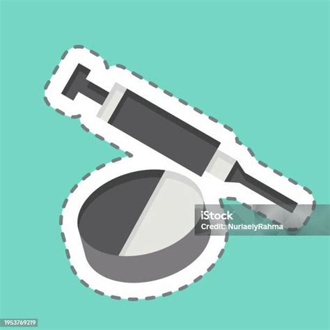 스티커 라인 컷 약물 간장학자 기호와 관련이 있습니다 심플한 디자인 편집 가능 간단한 일러스트레이션 간염에 대한 스톡 벡터 아트 및 기타 이미지 Istock