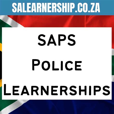 SAPS Learnerships South African Police Service Learnerships