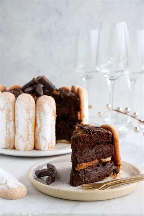 Chocolate Charlotte Cake Dels Cooking Twist