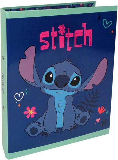 Disney Ringband Stitch Multomap A4 Met 2 Ringen Bol