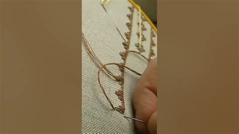 Лічильна гладь лиштва на комір вишиванка вишивкагладдю вишивка Youtube
