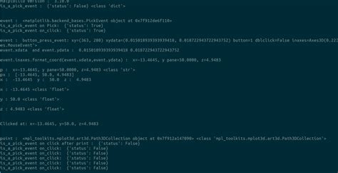 Python Is There A Way To Tell Where A User Has Clicked A 3d Surface