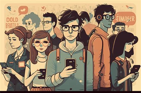 Information Data Sending And Receiving Social Network Concept