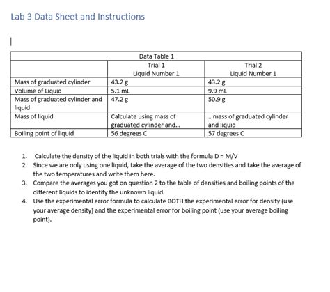 solved lab 3 ﻿data sheet and instructions table[[data table