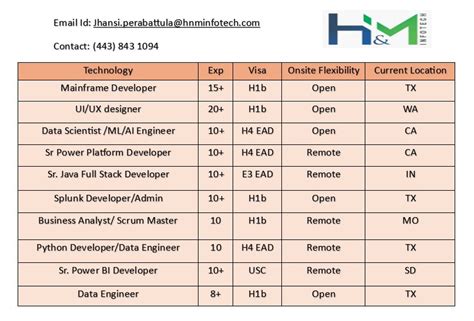 Projectdeveloper Aws C2c C2h Java Jee Bianalyst Net Dotnet