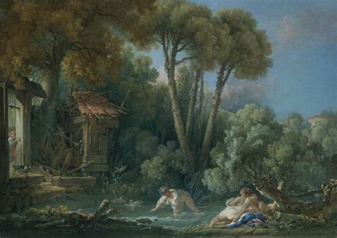 Playful and Romantic Scene by François Boucher