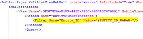 SharePoint How To Filter An External Data XsltListViewWebPart In SharePoint Designer