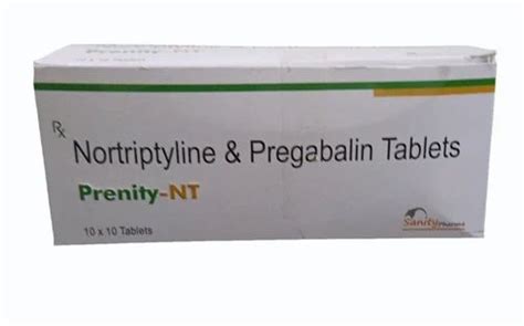 Nortriptyline Pregabalin Tablets 150 Mg At ₹ 1900 Box In Secunderabad