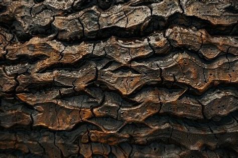 Premium Photo Rough Rugged Bark Texture With Natural Patterns An
