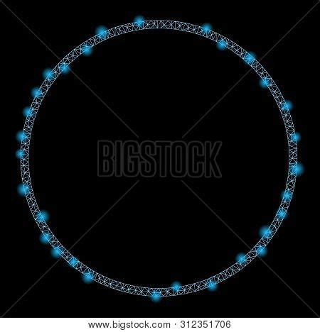 Glossy Mesh Circle Vector Photo Free Trial Bigstock