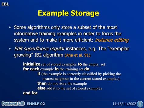 Ppt Ml Classical Methods From Ai Decision Tree Induction Exemplar Based Learning Rule