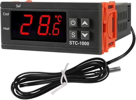 Lcd Thermostat Regulator Controller Digital Temperature Sensor Ac 220v