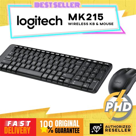 Logitech Mk215 Wireless Keyboard And Mouse Combo For Windows 2 4 Ghz Wireless Compact Design