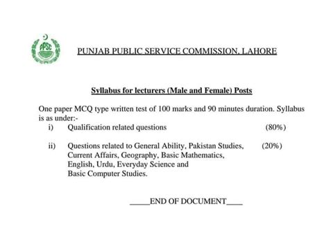 Ppsc Fpsc Css Preparation By Sir Sohail Ppsc Syllabus For