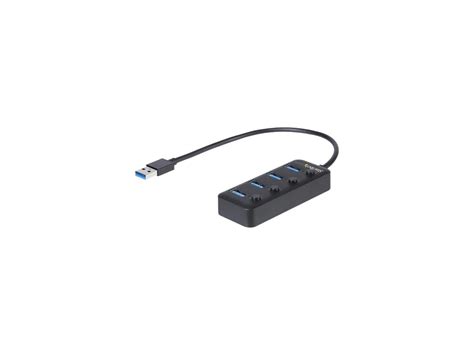 StarTech Com HB A AIB USB Hub X USB A Ports With Individual On Off Switches Bus