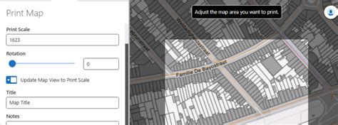 Update Map View To Print Scale Vertigis Support