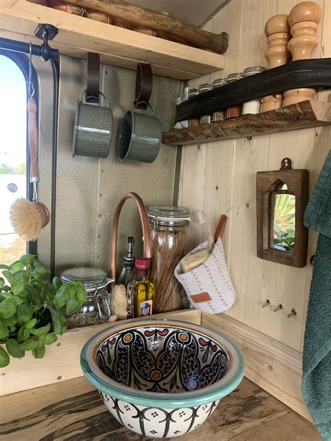 Camper Kitchen Camper Interieur Camper Wonen Keuken Camper