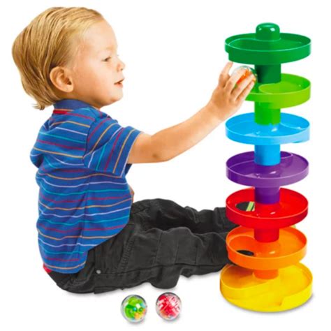 Rainbow Stack Ball Track Ada Community Library