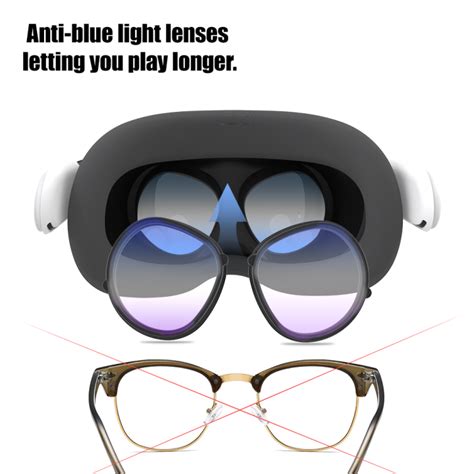 For Quest 3s Lenses Anti Blue High Definition Glasses Magnetic Glasses