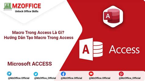 Macro Trong Access Là Gì Hướng Dẫn Tạo Macro Trong Access Mzoffice