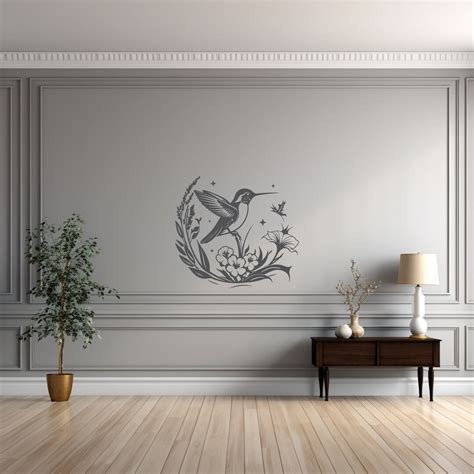 Hummingbird Wall Decalliving Room Decalsbedroom Wall Decalslarge