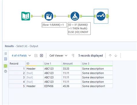 Solved Loop Through Then Keep Only Value First Row When U Alteryx