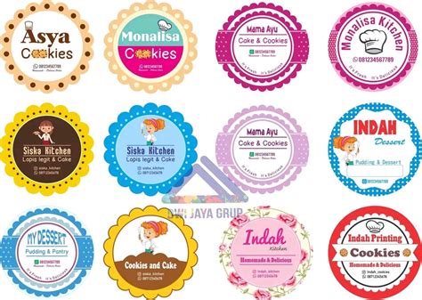 Stiker Label Makanan Lazada Indonesia