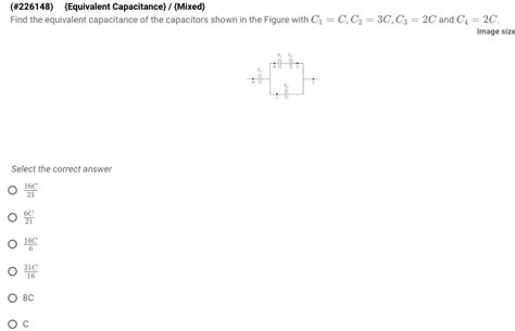 Solved 419661 Equivalent Capacitance Series Three Chegg Com