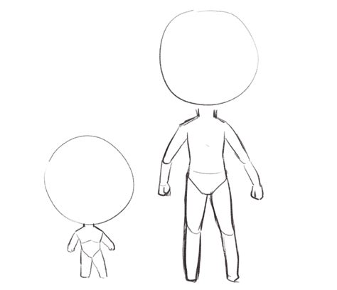 Male Chibi Body Base