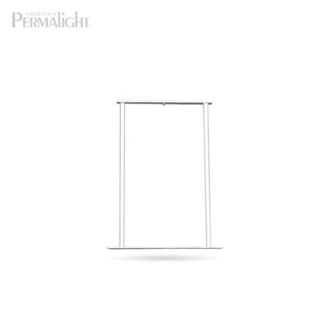 10 Inch Aluminum Mounting Bracket For Framed Exit Signs Ceiling Mount AmericanPermalight