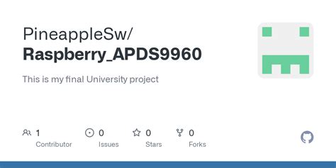 Github Pineappleswraspberryapds9960 This Is My Final University Project