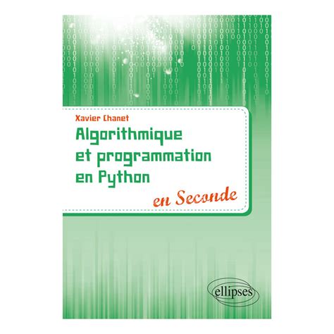 Algorithmique Et Programmation En Python En Seconde