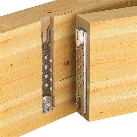 Simpson Acbh3x1537 Kt Concealed Beam Hanger Kit 2 Backplates With Screws Beam Hangers Wood