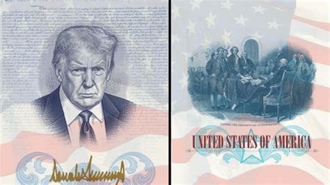 Trump America250 Passport Sparks Outrage Over Use Of His Image In
