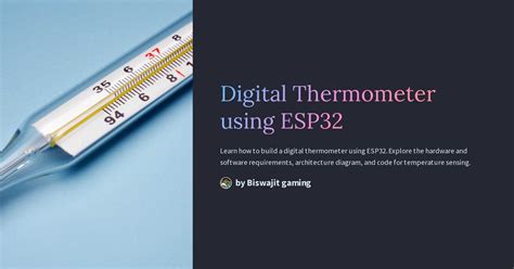 Digital Thermometer Using Esp32