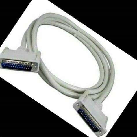 Jual KABEL SERIAL DB 25 PIN MALE TO 25 PIN MALE 1 5 METER Shopee Indonesia