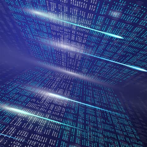 Binary Code Background Abstract Illustration Stock Vector Illustration Of Code Display 66206996