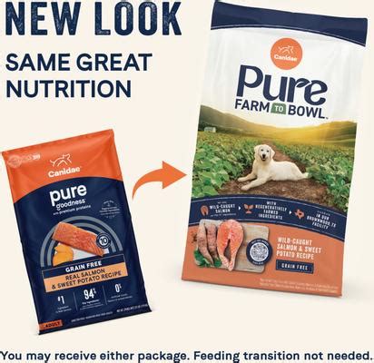 Canidae Pure Farm To Bowl Wild Caught Salmon And Sweet Potato Recipe Dry