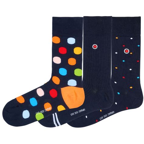 Fun Colorful 3 Pack Womens Crew Socks Organic Cotton And Non Slip