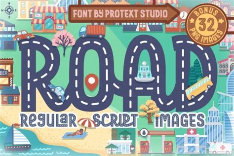 Road Font Free Font