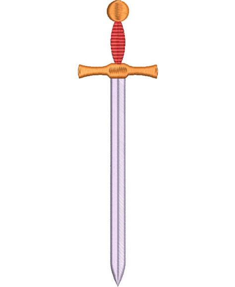 Instant Download Machine Embroidery Design Sword 6 Etsy
