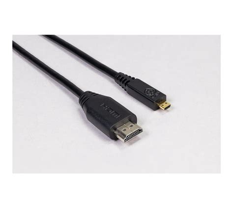 someone s in a makro official raspberry pi black 1m micro hdmi to standard hdmi for rpi4 and