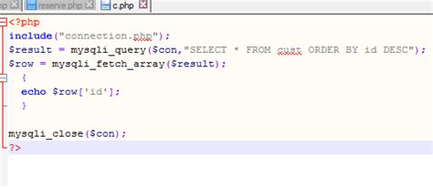Mysql Missing Form When Including A Php File Stack Overflow