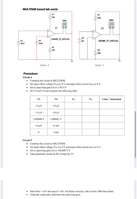 Solved Procedure Circuit 4 Construct The Circuit In
