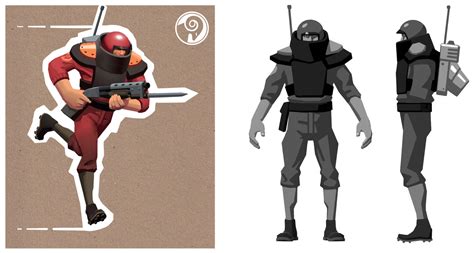 Tf2 Based Characters By Benjamin Blåholtz
