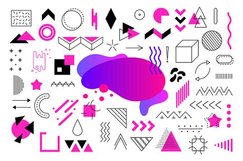 설계를 위한 복사 공간과 요소로 기하학적인 분홍색 그라데이션 웹 판매 포스터 광고 템플릿 프로모션을 위한 벡터 일러스트레이션 0명에 대한 스톡 벡터 아트 및 기타 이미지