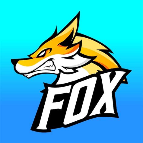 여우 마스코트 로고 벡터 일러스트 프리미엄 벡터