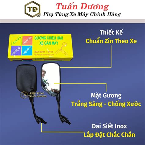 Gương Chiếu Hậu Xe Honda Dream Thái Cao Cấp Kiếng Chiếu Hậu Dream Lắp Dream Thái Dream