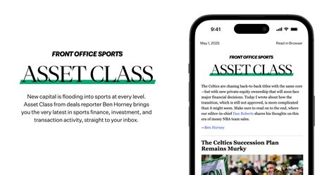 Asset Class Front Office Sports