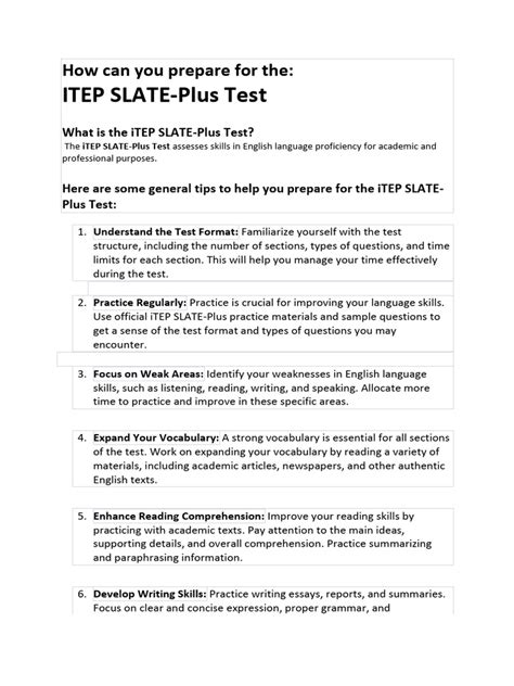 How To Prepare For The Itep Slate Plus Test 10 Tips To Help You